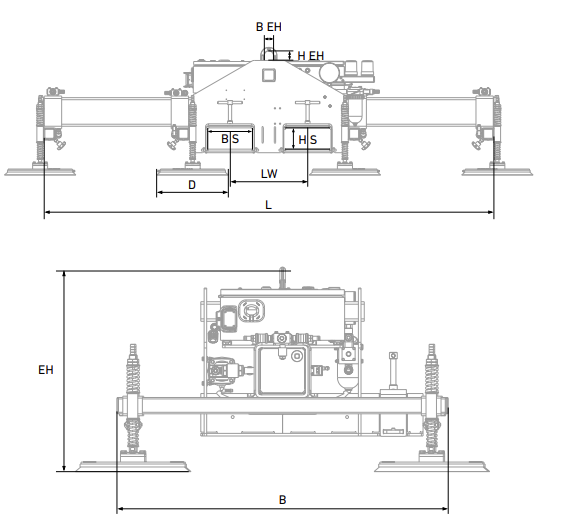 Vacuum Beam for Forklift AERO-SELECT | CERTEX Denmark