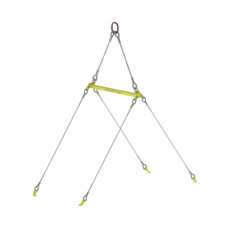 Lifting beam for container | CERTEX Denmark