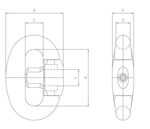 Quick Release Link for Pear Socket | CERTEX Denmark