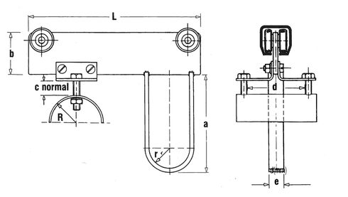 Flat Cable Towing Trolley | CERTEX Denmark