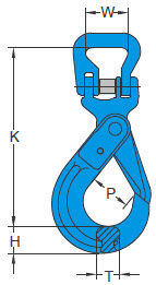 Round sling self locking hook - Grade 10 | CERTEX Denmark