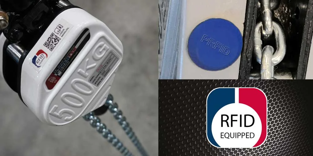RFID chip on lifting products | CERTEX Denmark