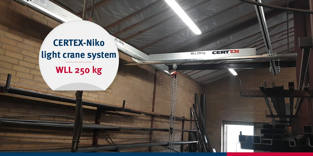 Light crane system for Vognsmeden | CERTEX Denmark
