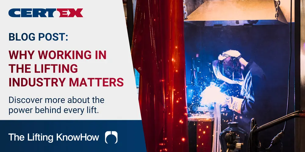 Why working in the lifting industry matters | CERTEX Denmark