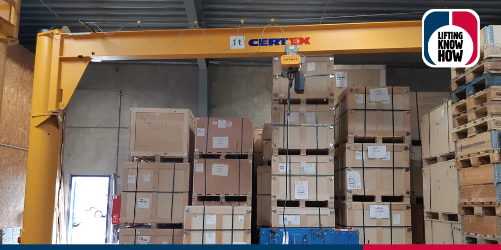 Column jib cranes for DESMI | CERTEX Denmark